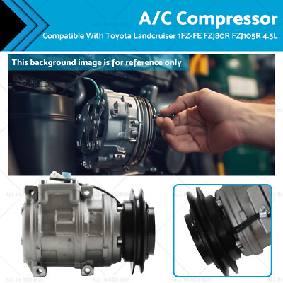 A/C Compressor Suitable for Toyota Landcruiser 1FZ-FE FZJ80R FZJ105R 4 ...