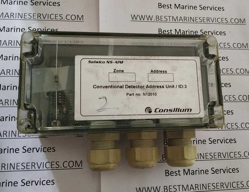 CONSILIUM SALWICO NS-AIN1 CONVENTIONAL DETECTOR ADDRESS UNIT / ID:3 ...
