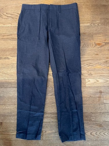 J Crew Flex Slim Tech Pants Mens 30x32 Navy Blue | eBay
