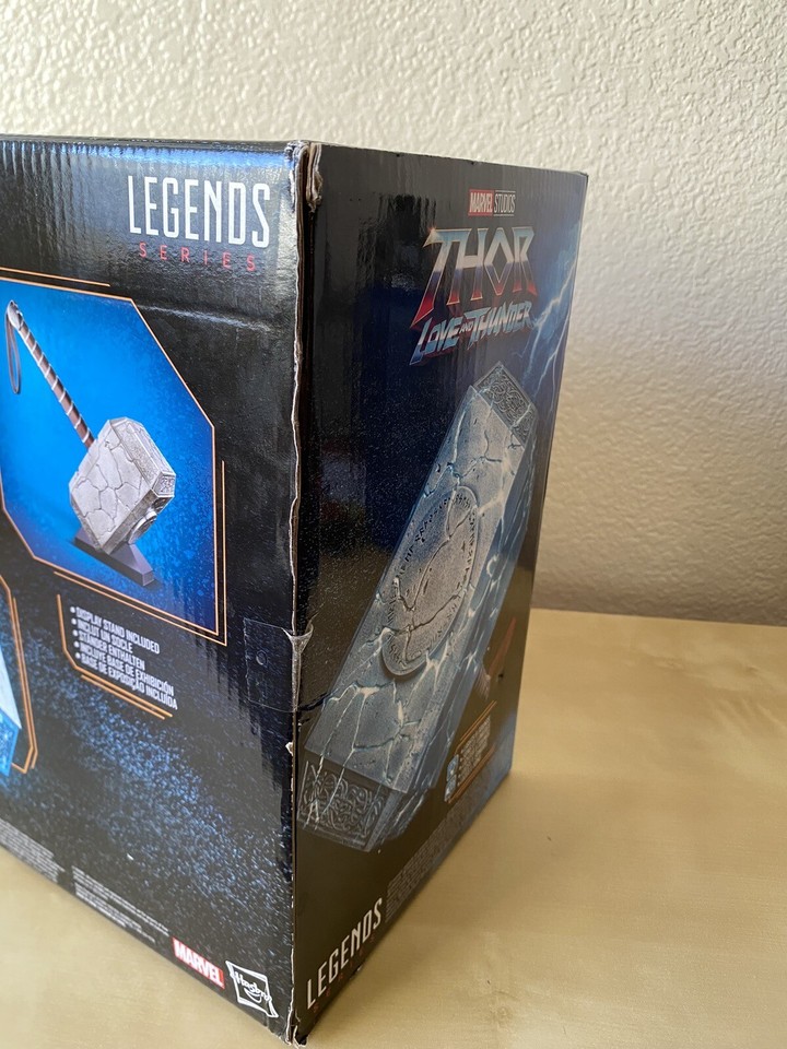 NEW Marvel Legends Studios - Thor Love and Thunder Mjolnir Electronic Hammer | eBay