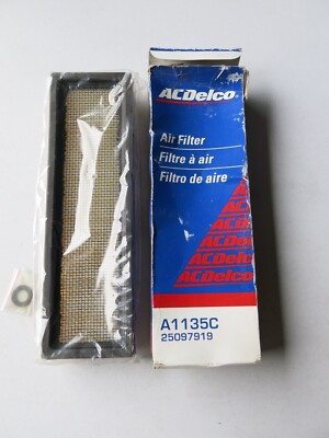 ACDelco A1135C Air Filter 25097919 fit Chevrolet Oldsmobile Buick 91-93 ...