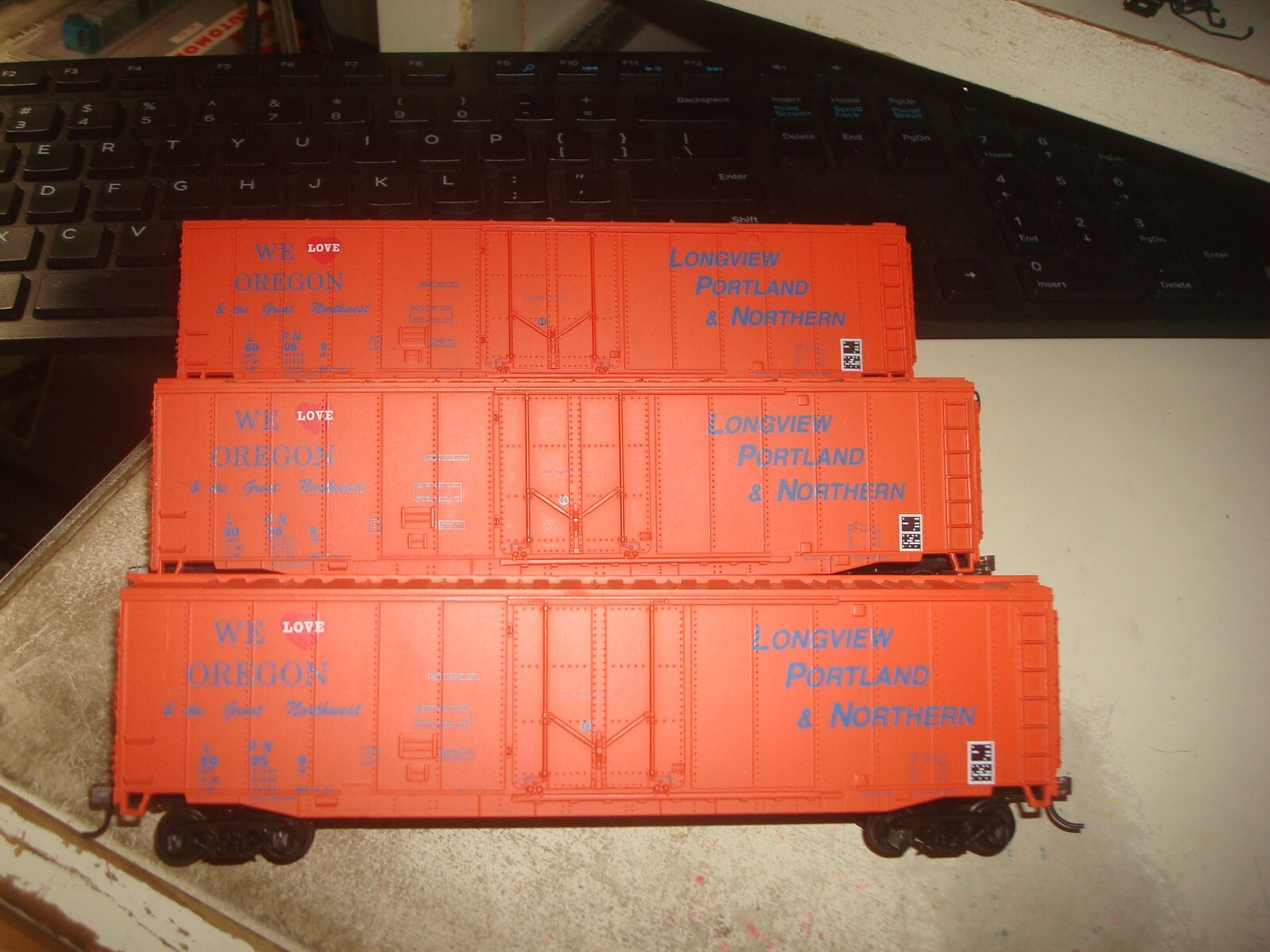 HO. MANTUA.LONGVIEW PORTLAND & NORTHERN. 50' BOX CARS. LOT OF 3. | eBay