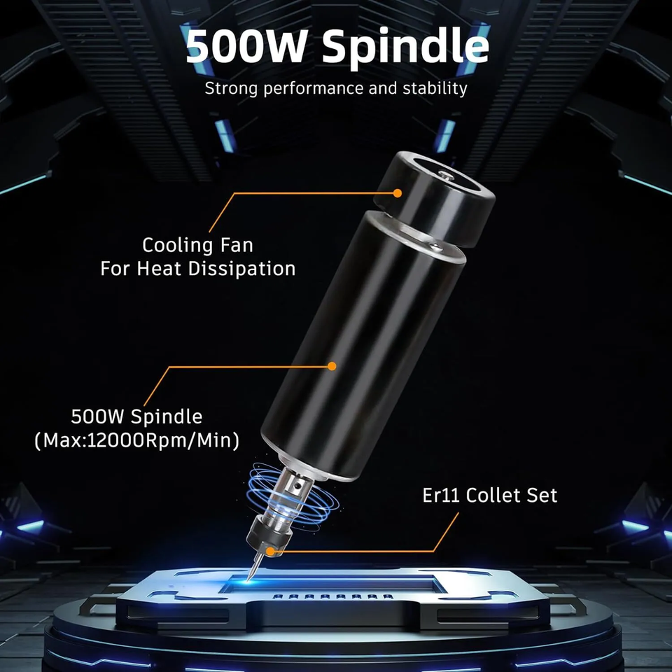3018 PRO MAX Machine 500W All-Metal For DIY Milling Drill Carving CNC ...