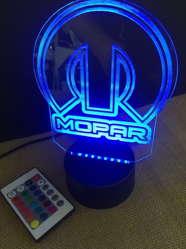 Mopar Led Light Sign Multi Color Display (big 8x6”) U.S.A | eBay
