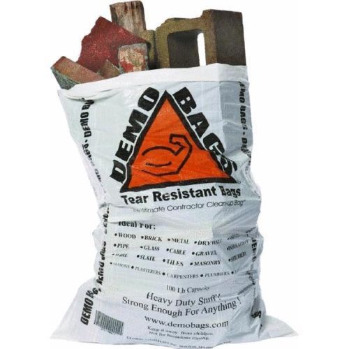 Demo Bag Contractor Trash Bag, Box Of 5, DB5-42JR, Woven | eBay
