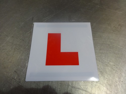2x Magnetic Learner L Plates Provisional Driver Essential Road Legal UK ...