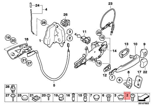 BMW 07147186859 Genuine OEM Factory Original Lock Bolt for sale online ...