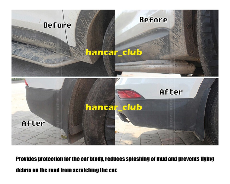 Car Mudguard Mud Flaps Splash Guards Fender for 2020 2021 2022 Toyota ...