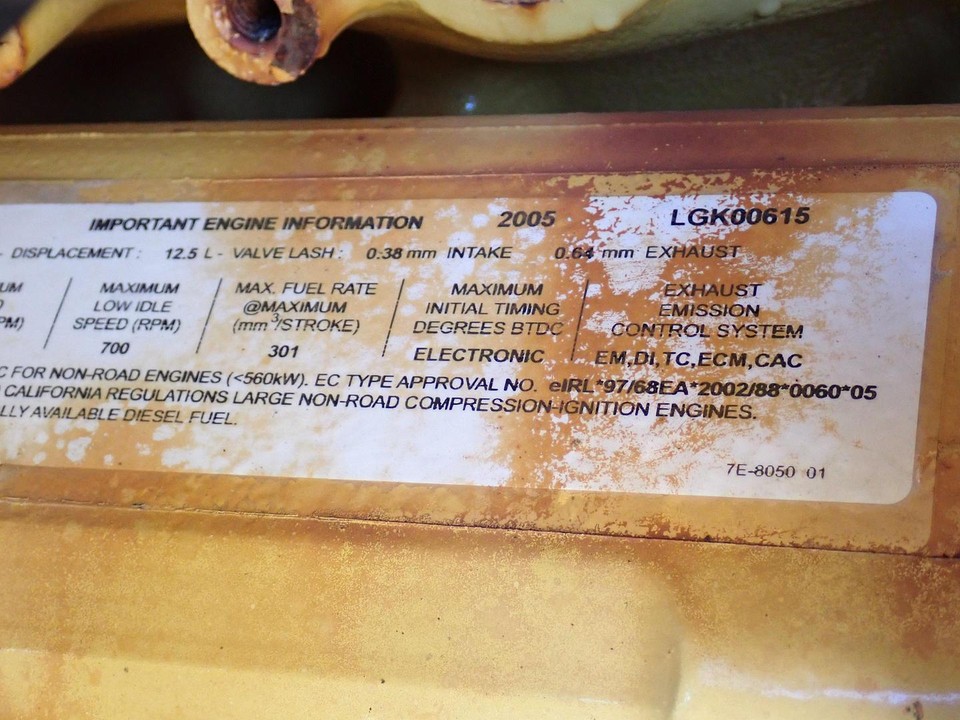 2006 Caterpillar C13 Turbo Diesel Engine POWER UNIT! CX31 Transmission ...