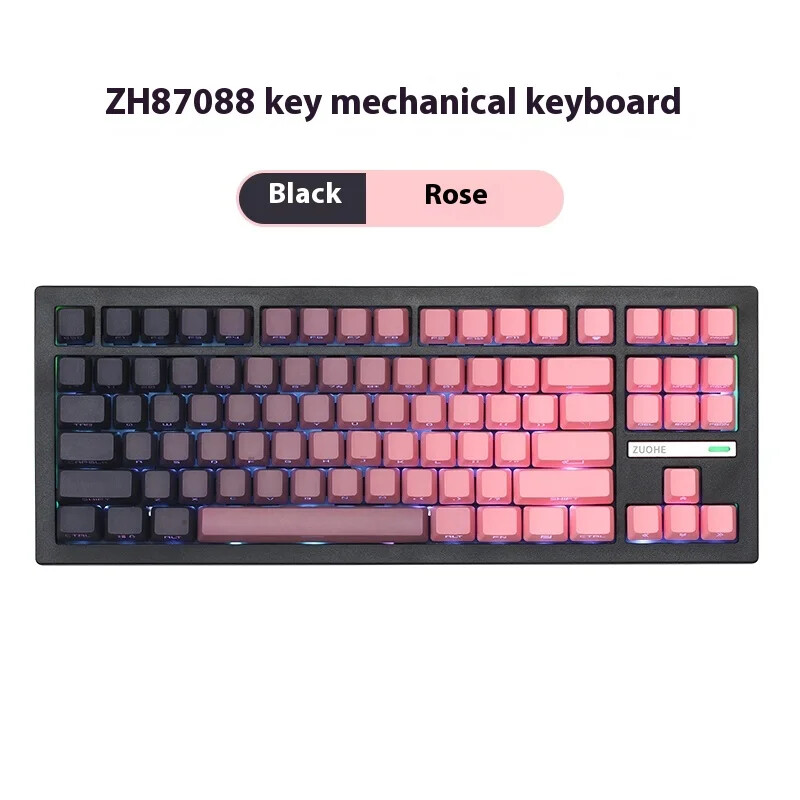 Zuohe ZH870 Mechanical Keyboard RGB Wireless Gaming Keyboard Gamer ...