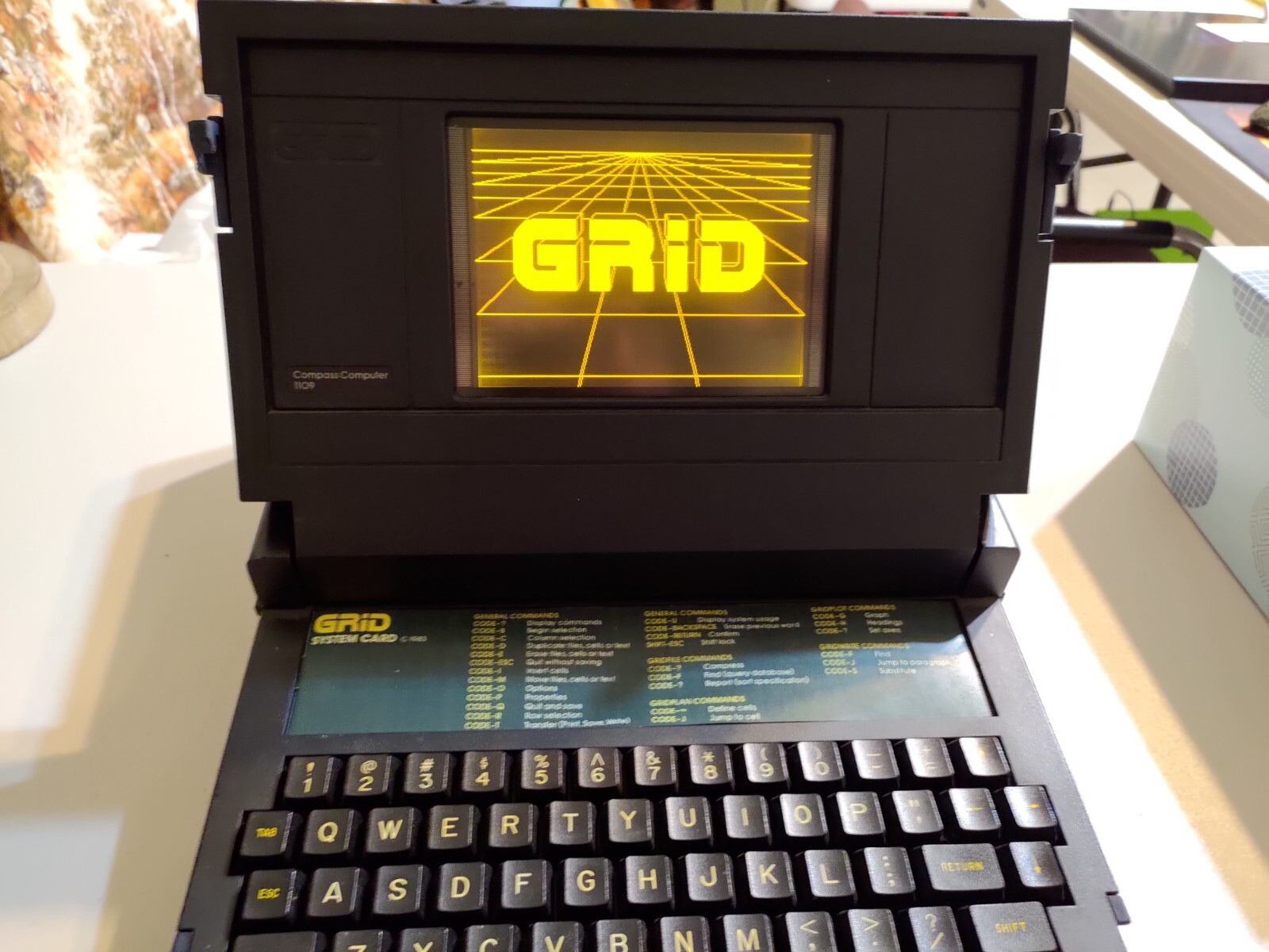 Vintage GRiD Compass 1109 Laptop Computer Working | eBay