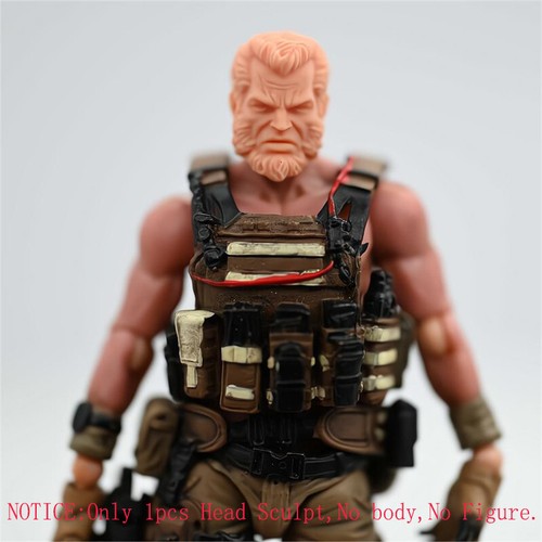1/18 Scale Comic Version Wolverine Logan Head Sculpt Unpainted Fit 3.75 ...