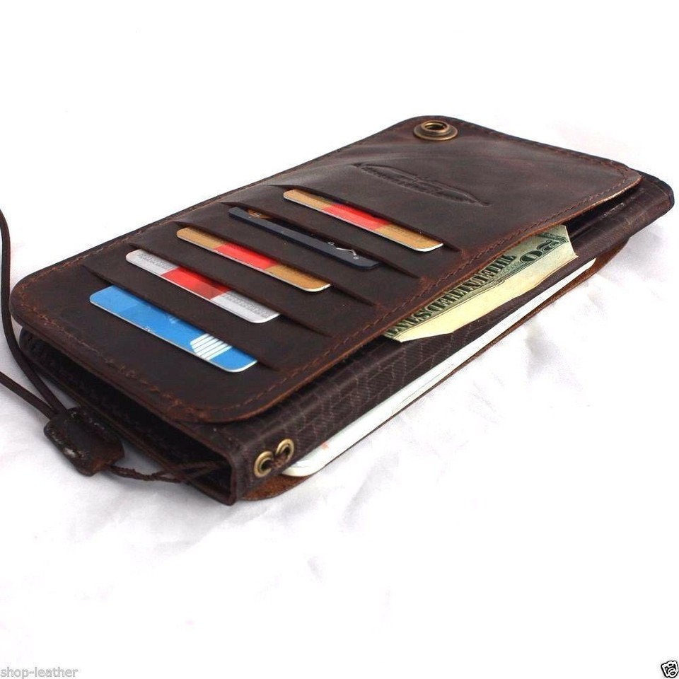 Genuine Natural leather Case for LG Nexus 5X Slim Design Credit Cards ...