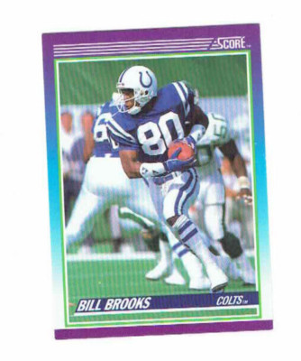 Bill Brooks Indianapolis Colts #80 WR #168 Score 1990 Football Card | eBay