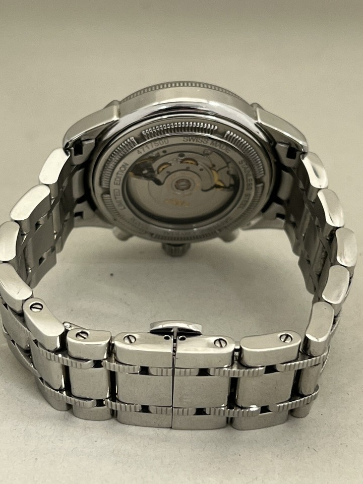 SWI SWISS WATCH INTERNATIONAL STAINLESS STEEL MEN'S CHRONOGRAPH LIMITED ...