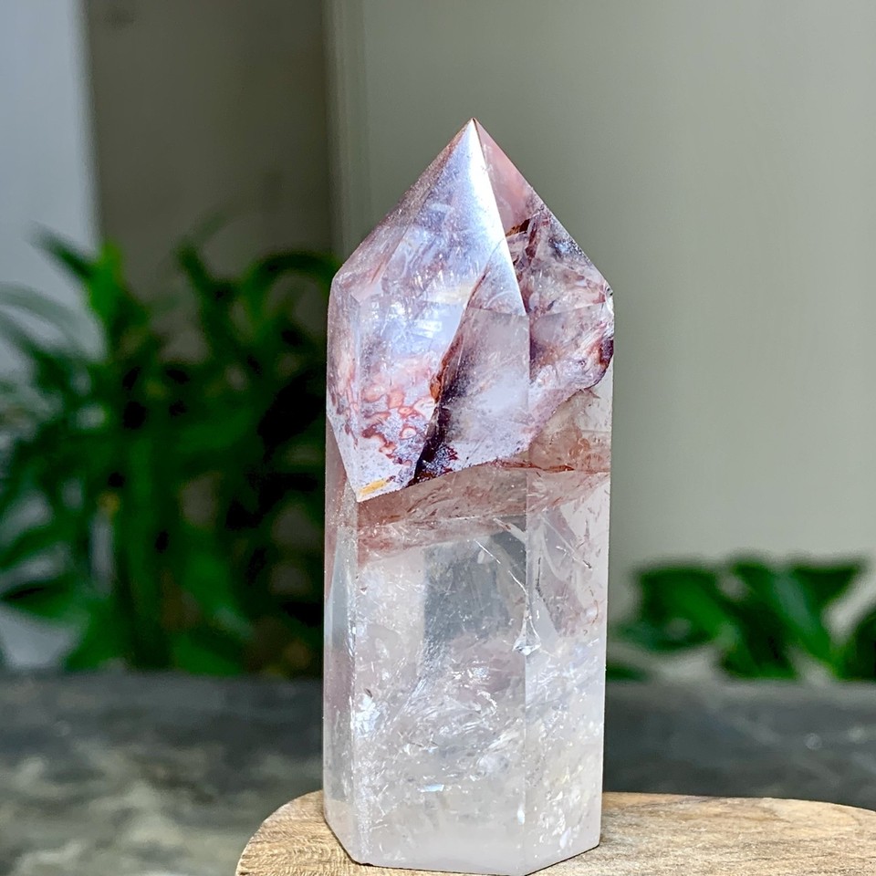 49G Natural red agate flower Tower crystal mineral column Healing | eBay