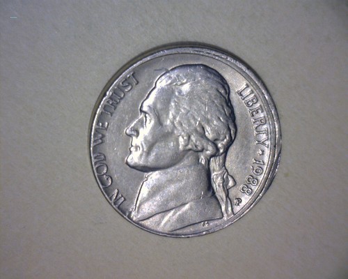 1988 P JEFFERSON NICKEL MISALIGNED DIE STRIKE OBVERSE🌟US ERROR COIN | eBay