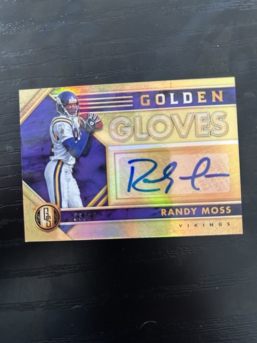 2020 Gold Standard Randy Moss Auto 6/10 | eBay