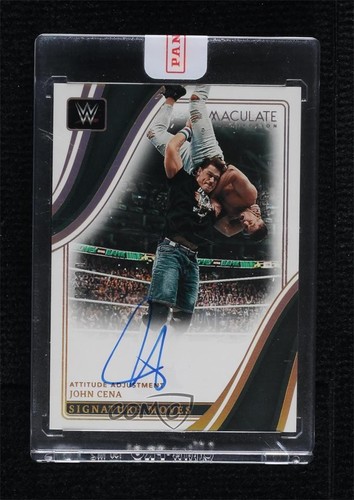 2023 Panini Immaculate WWE Signature Moves /25 John Cena #IS-JCN Auto ...