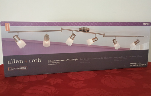 ALLEN+ROTH MONTGOMERY 6 LIGHT DECORATIVE TRACK LIGHT | eBay