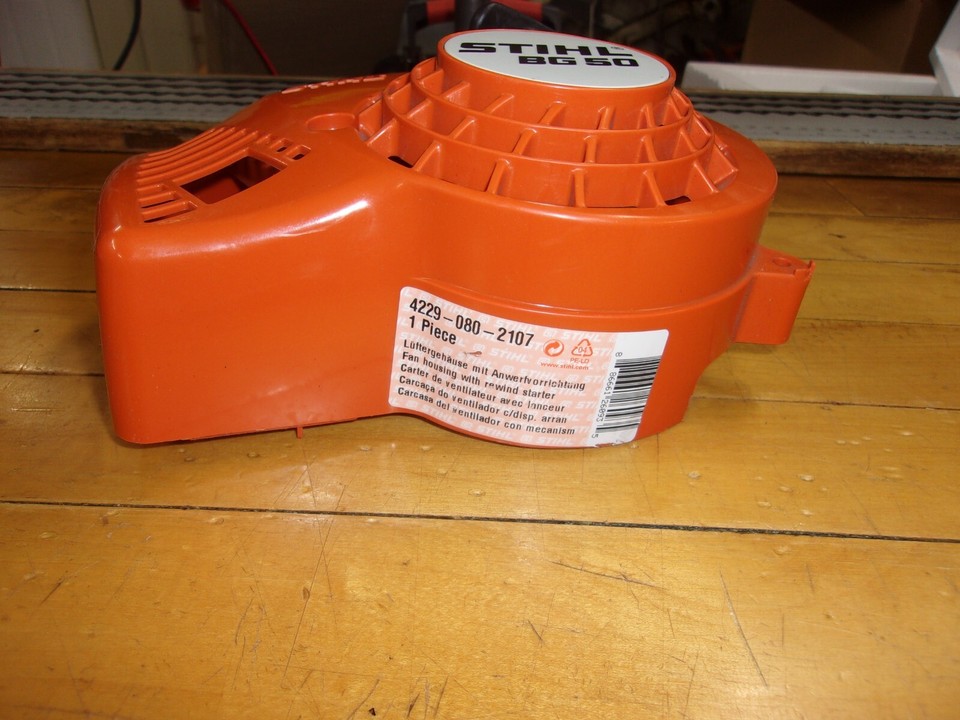Stihl BG50 Fan Housing Rewind Pull Start OEM BG 50 4229-080-2107 #GM ...