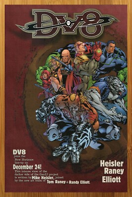 1997 Wildstorm Comics DV8 Print Ad/Poster Tom Raney Series Promo Art 90 ...