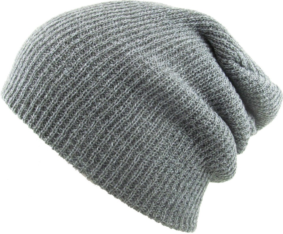 Slouchy Beanie Baggy Fit Winter Knit Ski Hat Skull Cap Oversized ...