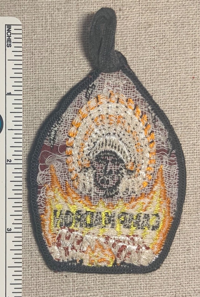 Vintage 1963 CAMP MADRON Boy Scout Pocket PATCH SW Michigan Council BSA ...