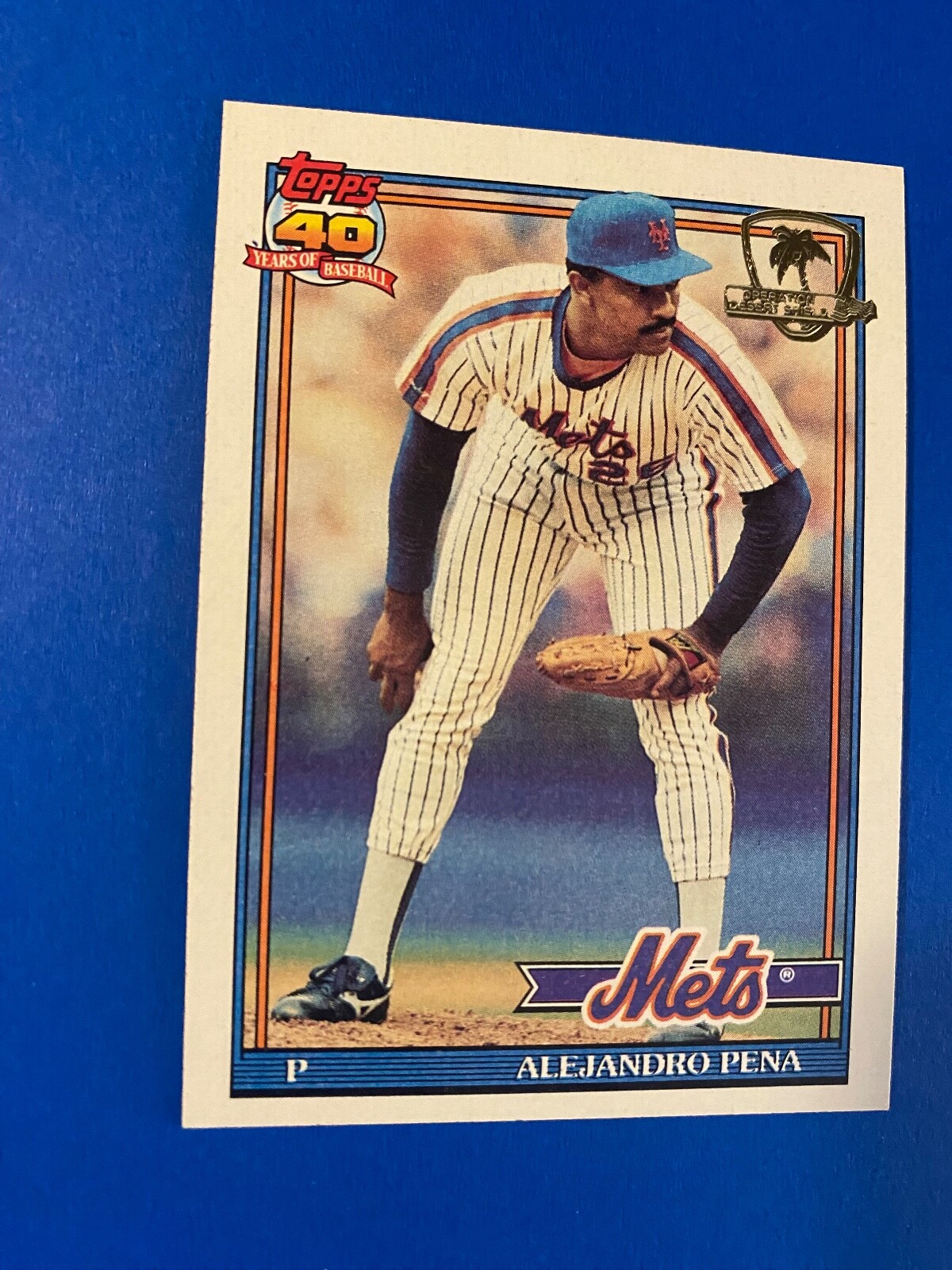1991 Topps Desert Shield #544 ALEJANDRO PENA New York Mets | eBay