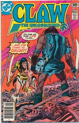 Claw The Unconquered Comic Book #12, DC Comics, Copyright 1978 | eBay