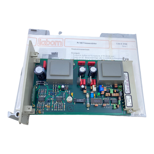 Labom E3130 Isolation Amplifier PT-100 / 220V / AC 20mA - For Industrial Use | eBay