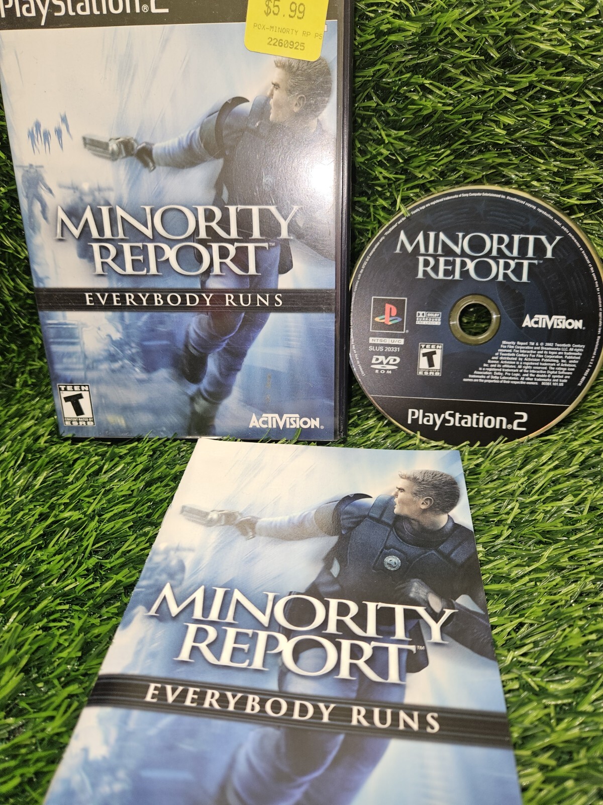 Minority Report: Everybody Runs (Sony Playstation 2, 2002) PS2 Complete ...