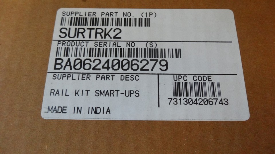 Rail Kit for Smart-Ups Surtrk2 731304206743| eBay