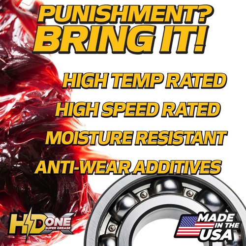 2 Pack X-ONE High Temp Heavy Duty Quick Apply Bearing Grease for ...