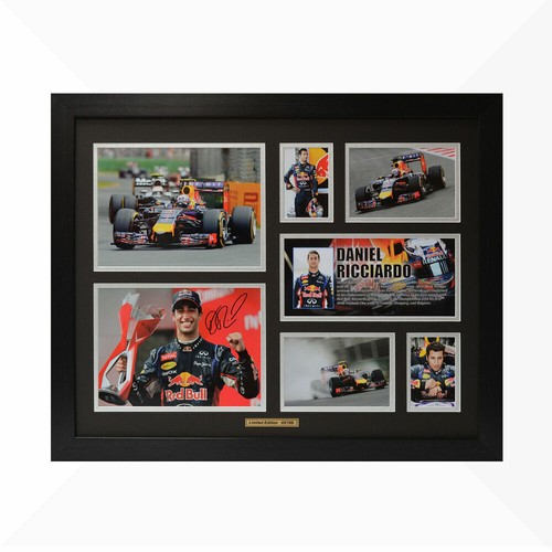 Daniel Ricciardo Signed & Framed Memorabilia - Black/Silver - Limited ...