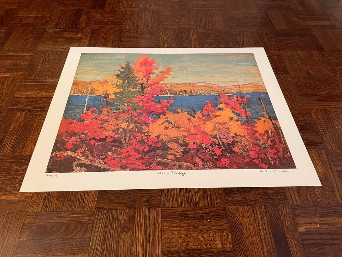 Famous Tom Thomson Quotes Textured Replication Of Tom Thomson's