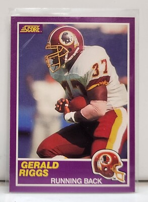 1989 Score #357S Gerald Riggs, Washington Redskins *** | eBay