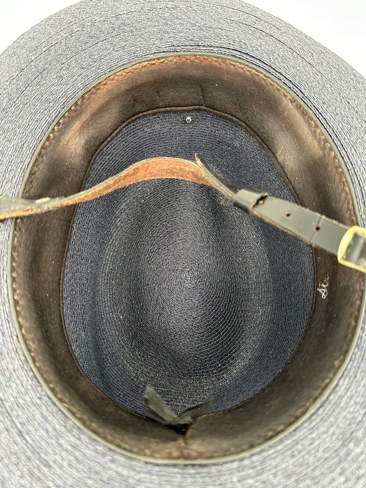 Vintage Stratton Police Trooper Campaign Hat Self Forming Size 7 3/8 ...