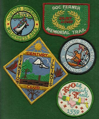 FIVE BOY SCOUT TRAIL PATCHES - | eBay