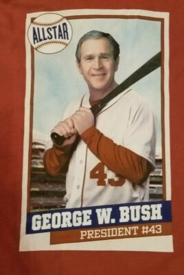 Rowdy Gentleman Longsleeve Pocket Tee 2XL George W Bush Allstar ...