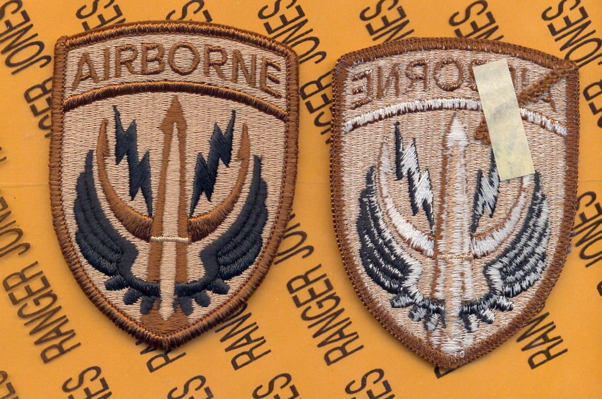 Special Operations Command Central Airborne SOCCENT Desert DCU patch m ...