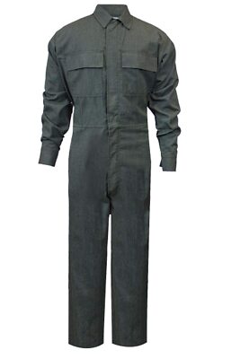 National Safety Apparel Coverall Sz Medium Dark Green FR Arc Flash ...