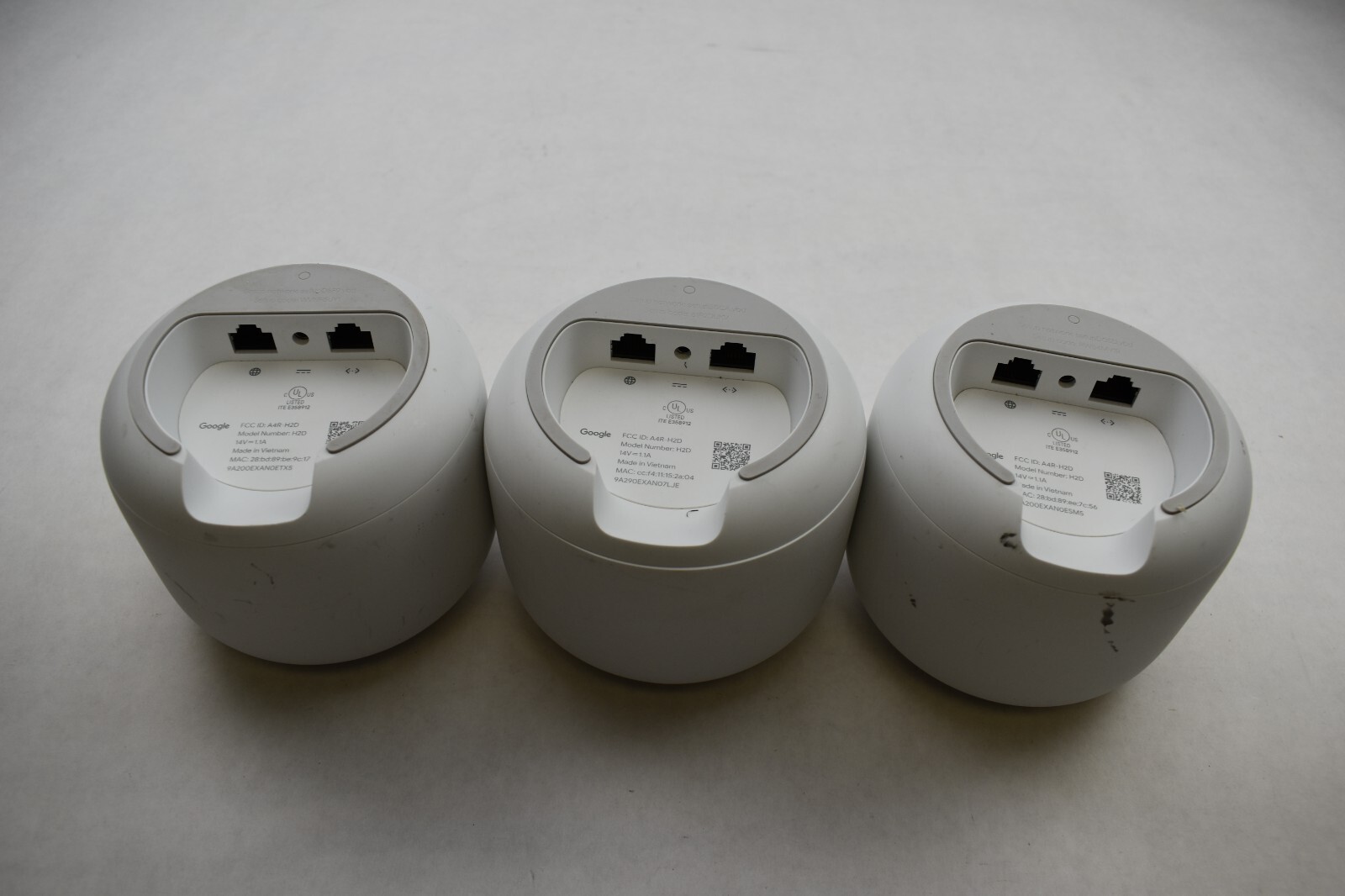 (LOT OF 3) Google Nest Mesh Wifi Router model H2D UNIT ONLY | eBay