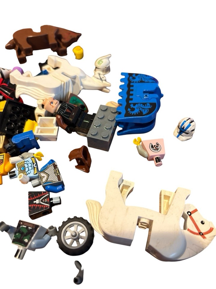 Damaged Lego Figure Parts, Animals, Horses, Horse Barding And ...