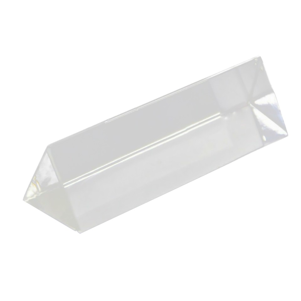 Funny Optical Glass Triple Triangular Prism Physics Teaching Reflects ...
