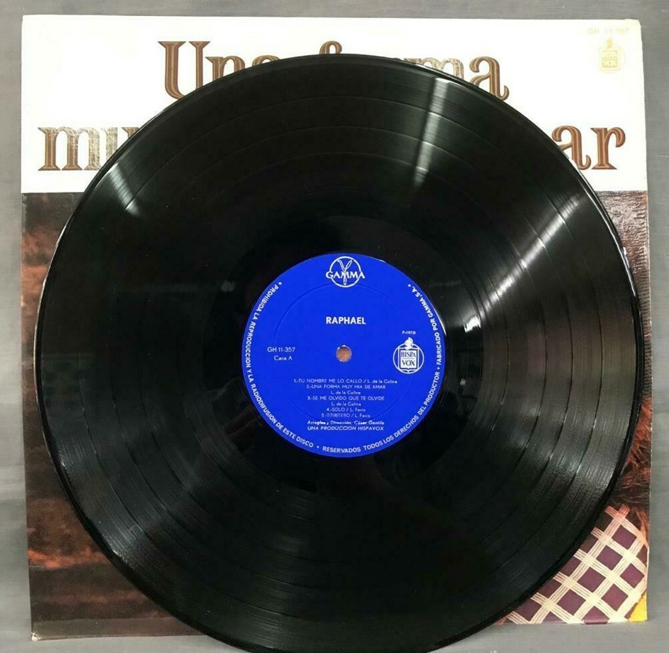 RAPHAEL - UNA FORMA MUY MIA DE AMAR - 1978 MEXICAN LP LATIN POP | eBay