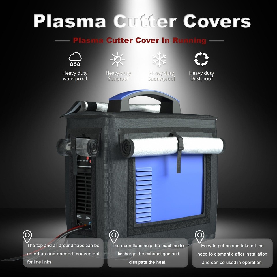 Plasma Cutter Cover ,Welder Cover 16x7 x13 inches，Heavy Duty 600D ...