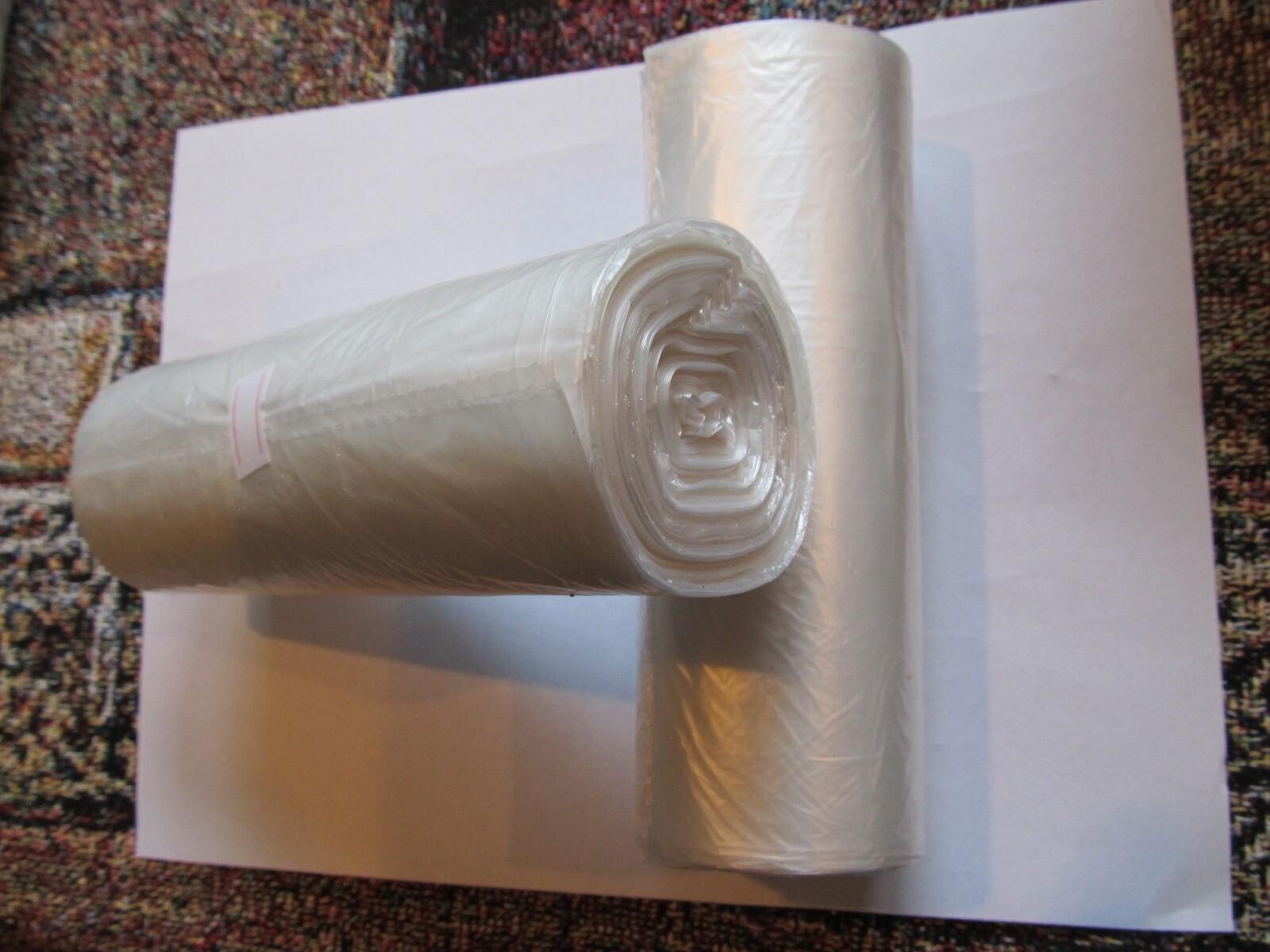 2 x 50 - 24"x 33" Trash Can Liner Bag Office Shredder Waste Garbage 10 ...