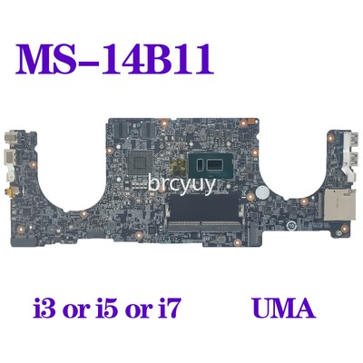 For MSI PS42 MS-14B1 MS-14B11 Laptop Motherboard i3 i5 i7 8th Gen UMA ...