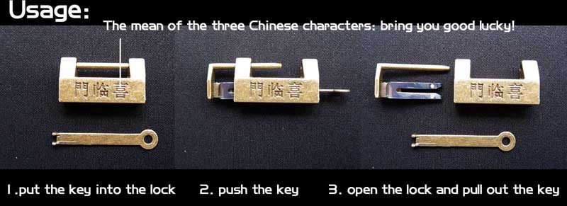 Vintage Chinese Old Style Decorative Jewelry Chest Box Suitcase Lock ...